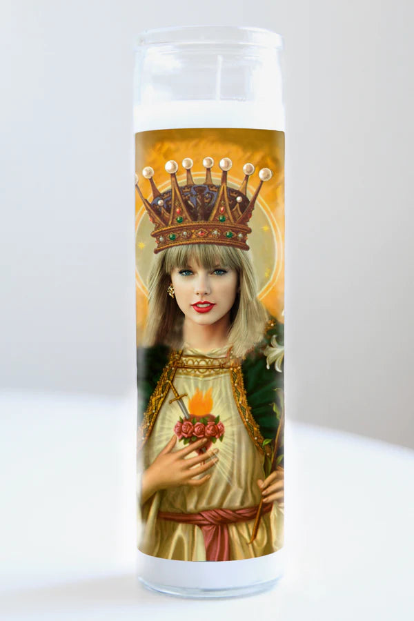 Taylor Swift Prayer Candle – Open House Philly Taylor Swift Prayer Candle – Open House Philly