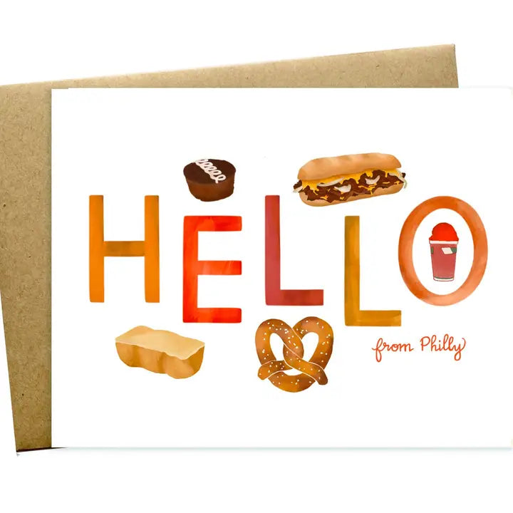 Hello from Philly Greeting Card – Open House Philly