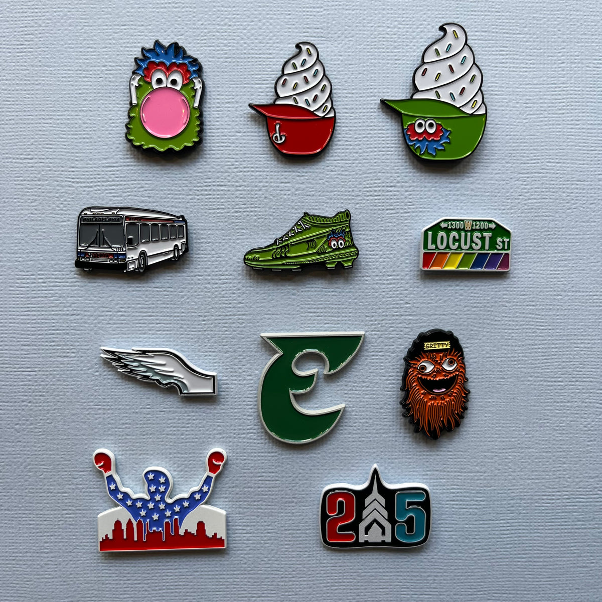 Enamel Philly Pins – Open House Philly