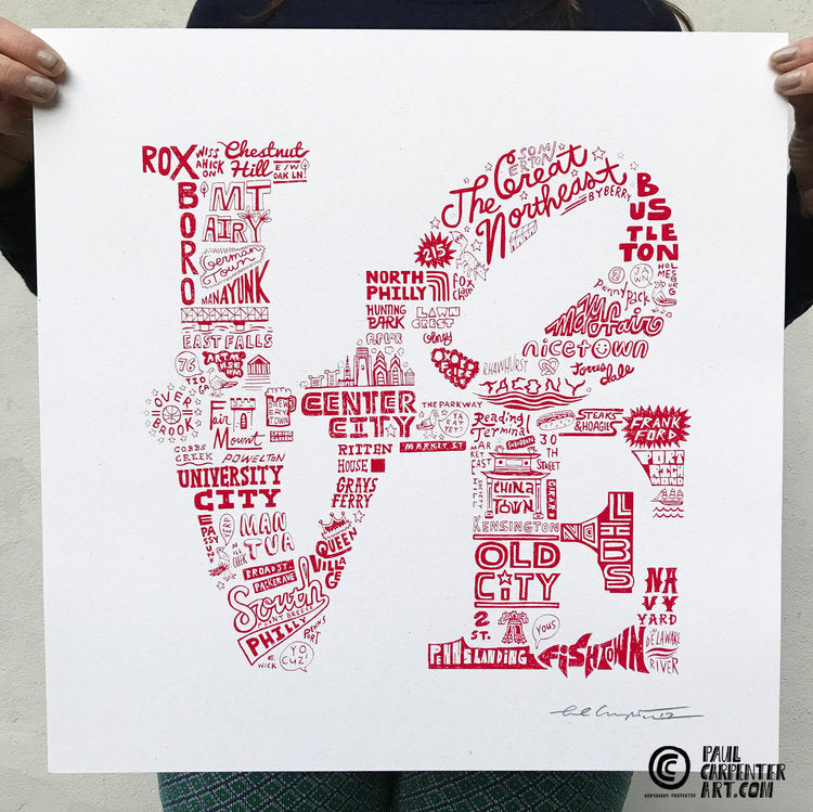Paul Carpenter Love Print – Open House Philly